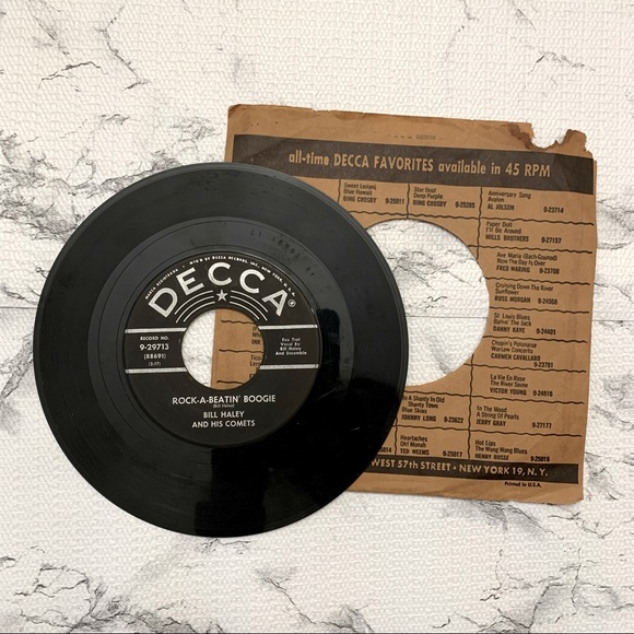 Media | Vintage Decca Records 45 Rpm Bill Haley And His Comets Album ...